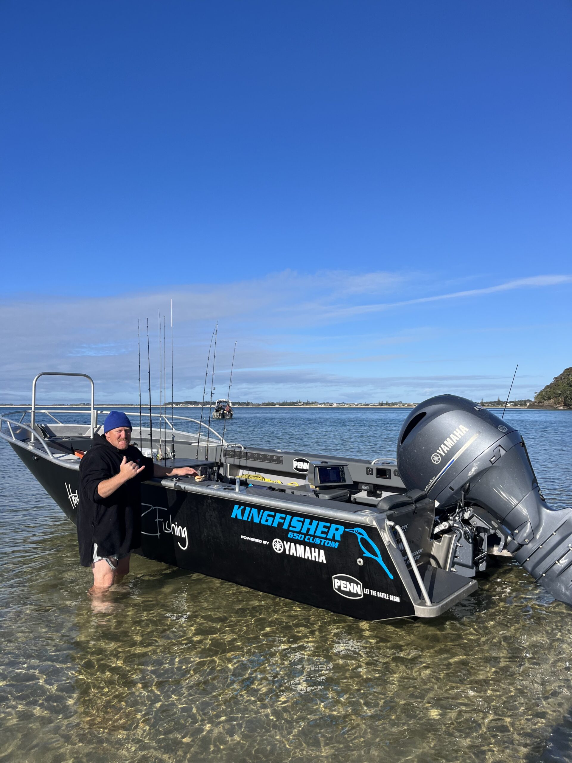 Hamish and his adventure ready custom 650 Tiller Monohull - Kingfisher ...