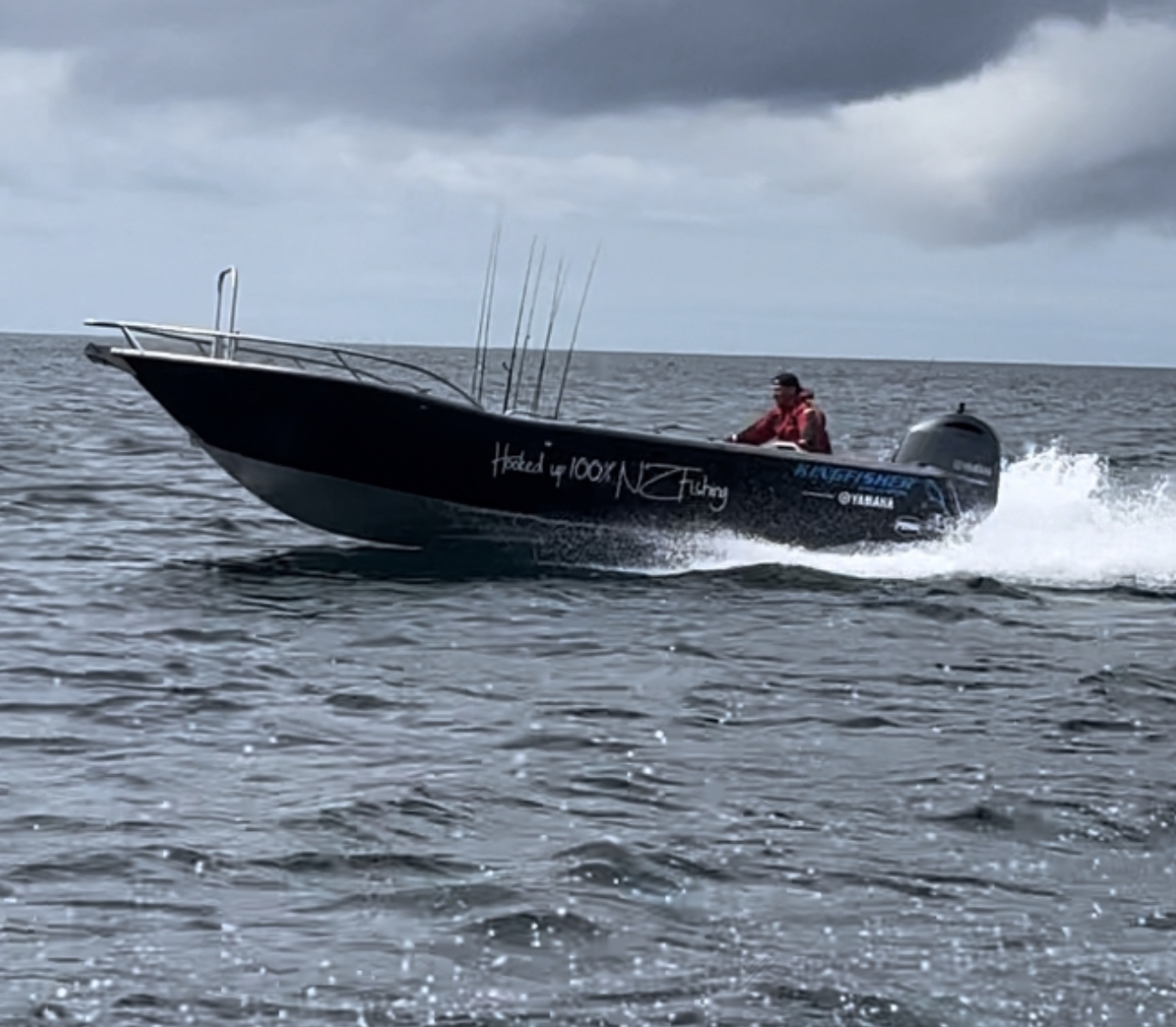 Hamish and his adventure ready custom 650 Tiller Monohull - Kingfisher ...