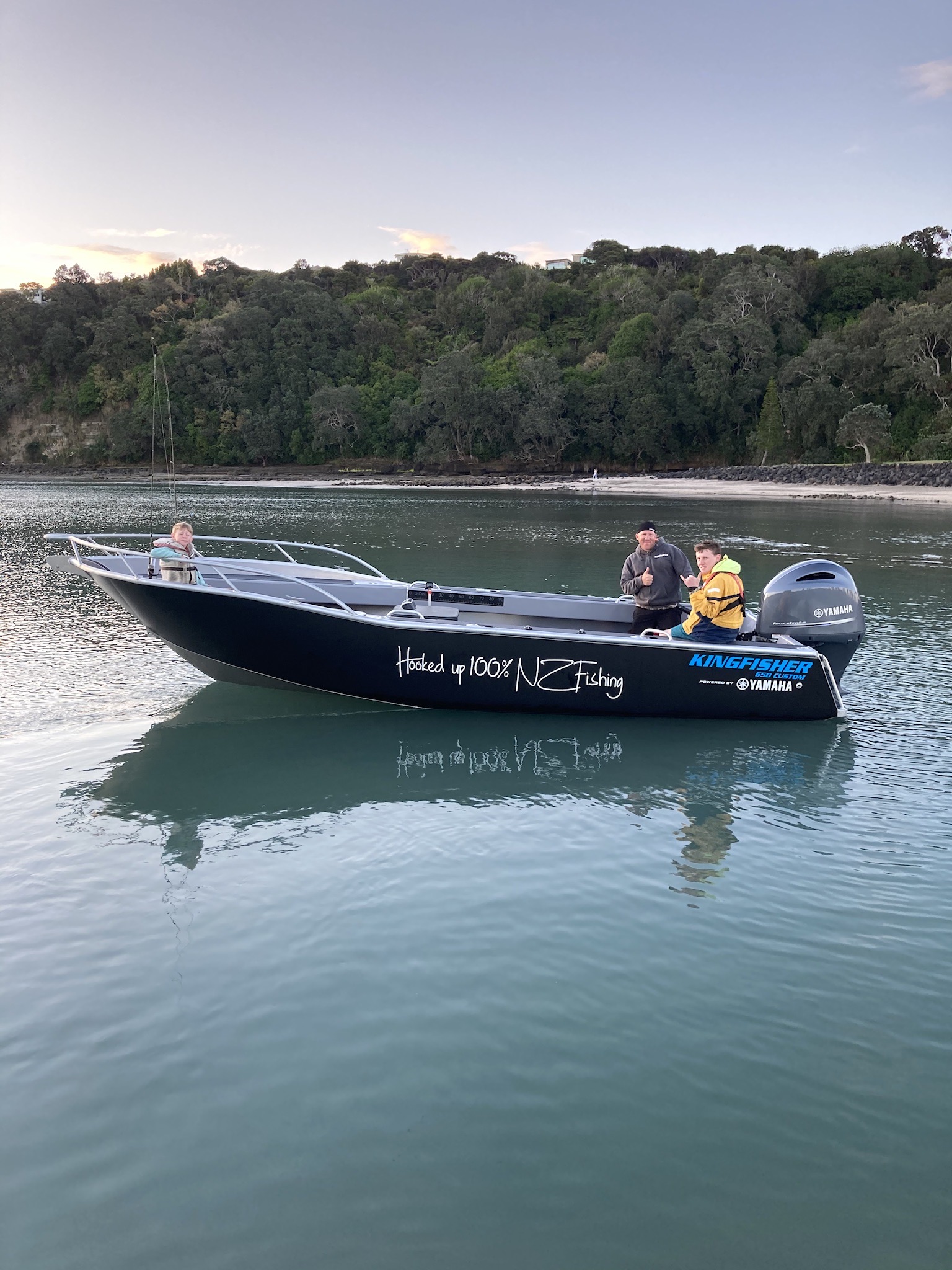Hamish and his adventure ready custom 650 Tiller Monohull - Kingfisher ...